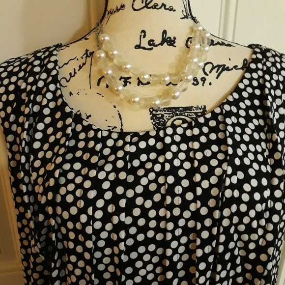 Roni Nicole | Dresses | Roni Nicole Dress Poka Dot Dress Plus Free Gift ...